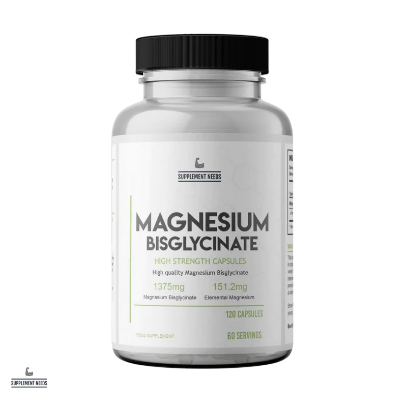 Magnesium Bisglycinate 1375mg 120 capsules - Bodymass - Θεσσαλονίκη ...