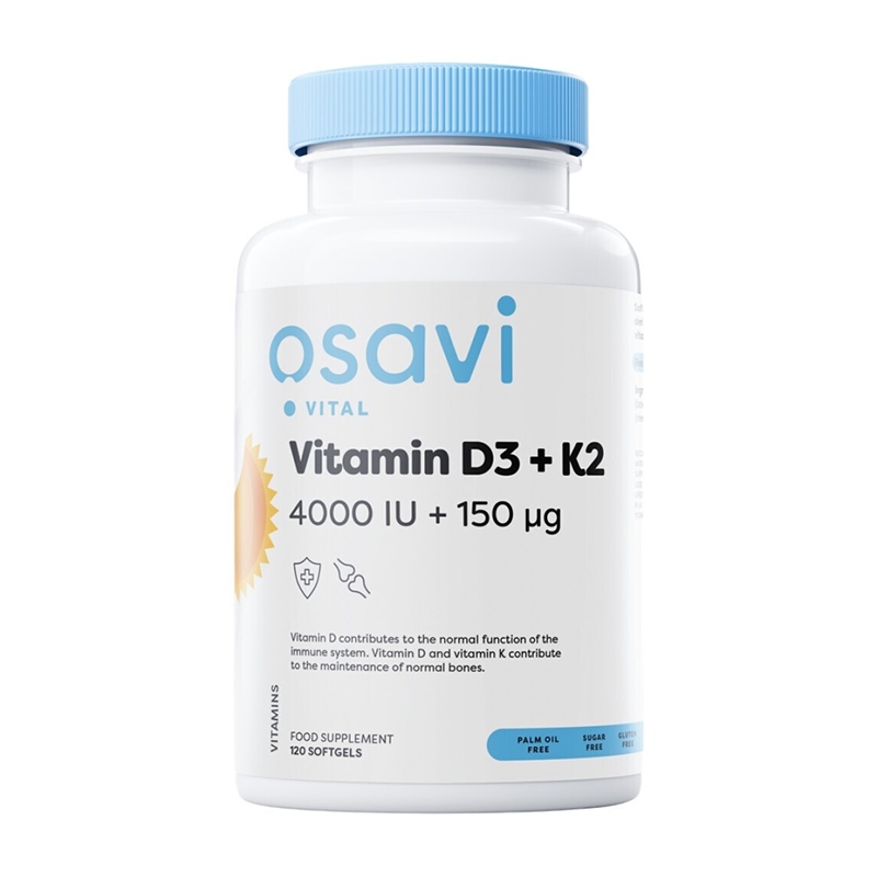 Osavi Vitamin D3 4000 + K2 150 mcg | with Quali®-D & K2VITAL ...